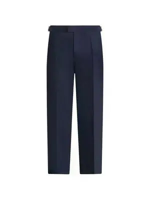 Manière De Voir Hubert Slim-fit Tailored Trousers - Blue