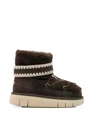 Mou Lace Up Boots For Women