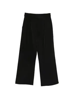 Rains Pleated Wide-leg Trousers - Black