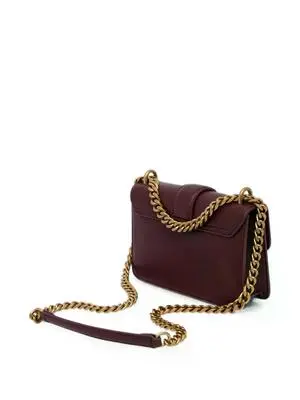 Just Cavalli Snake-plaque Leather Shoulder Bag - Red