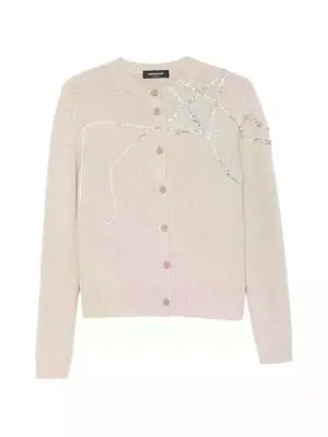 Fabiana Filippi Embellished Knitted Cardigan - Neutrals