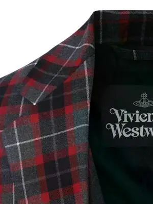 VIVIENNE WESTWOOD Tartan-check Wool Jacket