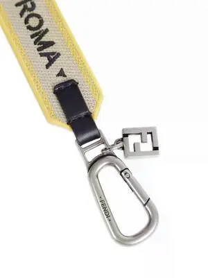 Fendi 1925 Logo-embroidered Keyring