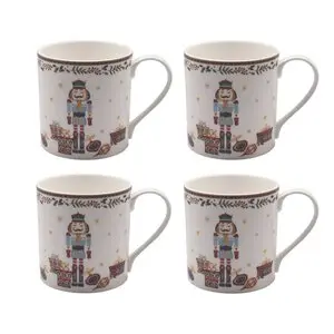 Twig New York Prouna Nutcracker Mug, Set Of Four