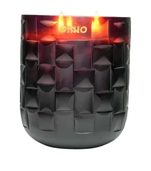 ONNO Small Chess Cashmere Candle - Burgundy