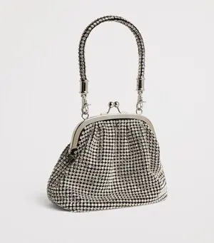 DAVID CHARLES Embellished Top-handle Bag