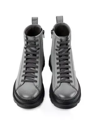 Camper Brutus+ Lace-up Ankle Boots - Grey