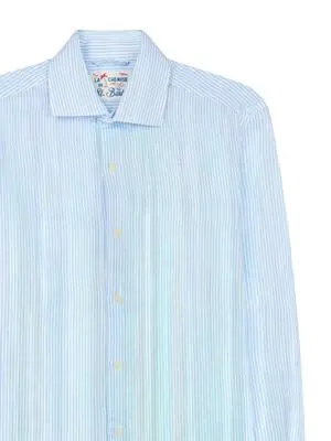 MC2 SAINT BARTH Pamplona Vertical-stripe Long-sleeve Shirt