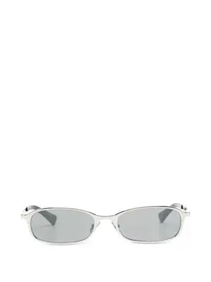 Saint Laurent Oval-frame Sunglasses - Silver