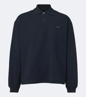 Prada Cotton Polo Shirt - Blue