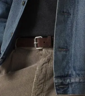 THE ROW Geo Suede Belt