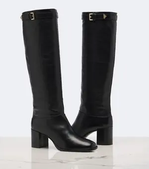 Prada Leather Knee-high Boots