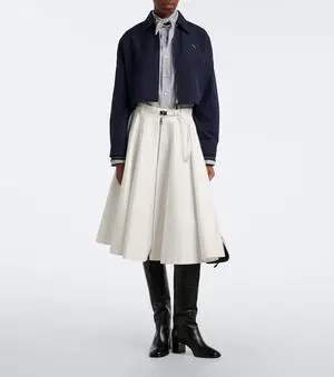 Prada Leather Knee-high Boots