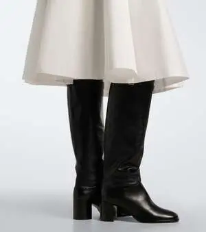 Prada Leather Knee-high Boots