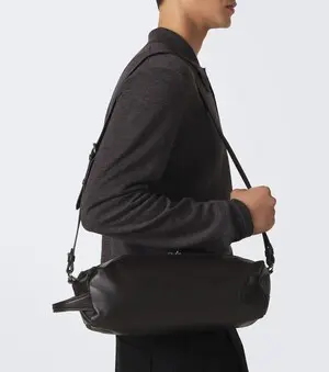 LEMAIRE Care Leather Shoulder Bag