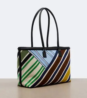 Loewe Verano Large Embroidered Canvas Tote Bag