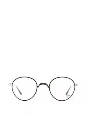 Chrome Hearts Slot One Round-frame Glasses - Black