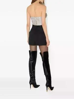 Elisabetta Franchi Gazar Top With Micro-polka Dot Print