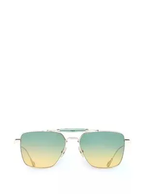 CUTLER & GROSS Square-frame Sunglasses - Silver
