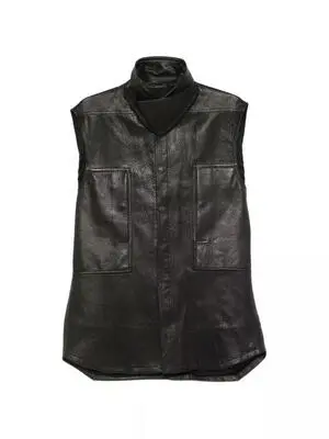 Rick Owens Leather Vests For Men