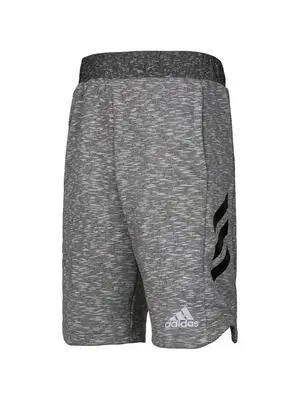Adidas Logo-print Shorts - Grey