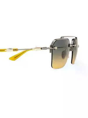 Chrome Hearts Bidi Esem Geometric-frame Sunglasses