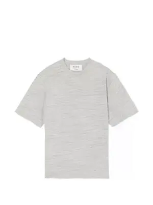 RÓHE Mouliné Jersey T-shirt - Grey
