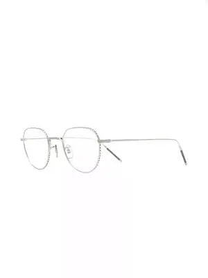 Oliver Spencer Engraved Geometric-frame Sunglasses