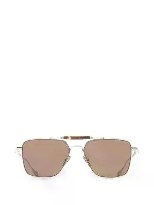 CUTLER & GROSS Pilot-frame Sunglasses - Silver