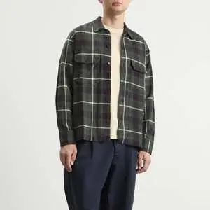 Universal Works Washed Check Utility Shirt