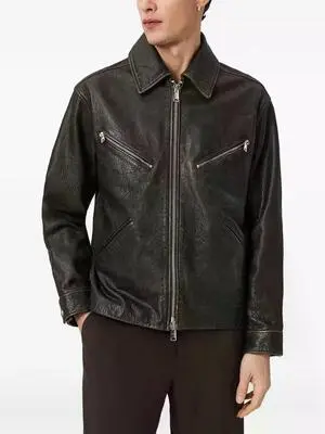 ALLSAINTS Zip-up Leather Jacket
