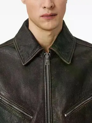 ALLSAINTS Zip-up Leather Jacket