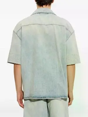 Loewe Short-sleeve Denim Shirt
