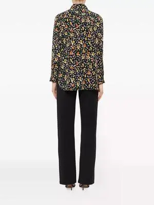 Givenchy Floral-print Long-sleeve Shirt