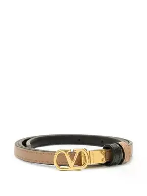 Valentino Garavani Vlogo Signature Reversible Belt - Black