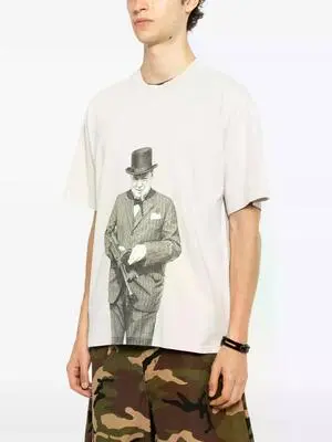 MELT Graphic-print T-shirt - Neutrals