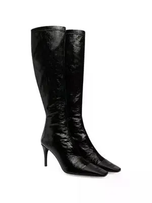 COURREGES Crinkled Toe-cap Boots