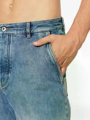 Loewe Washed-denim Straight-leg Jeans
