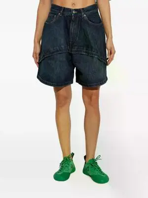 Loewe Layered-effect Denim Shorts