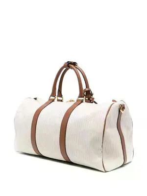 Moschino Jacquard Duffle Bag