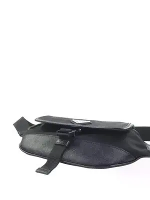 Prada 2013-2026 Saffiano Trimmed Tessuto Belt Bag
