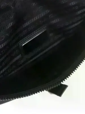 Prada 2013-2026 Saffiano Trimmed Tessuto Belt Bag