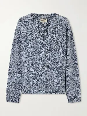 SANDERLAK Alpaca And Wool-blend Sweater - Blue
