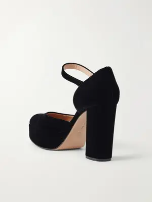 GIANVITO ROSSI 70 Velvet Pumps