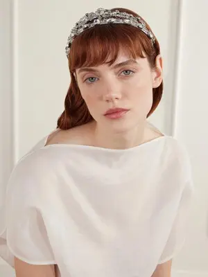 JENNIFER BEHR Ameerha Crystal-embellished Headpiece