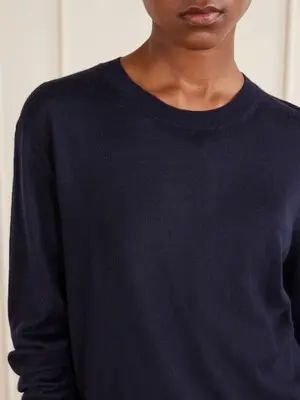 NILI LOTAN Verit" Cashmere And Silk-blend Sweater