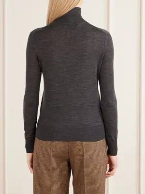 NILI LOTAN Larking Cashmere Turtleneck Sweater