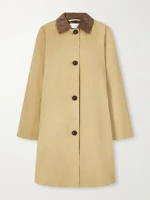 THE ROW Ina Cotton-gabardine Coat