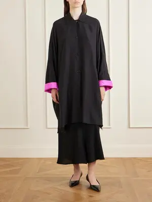 THE ROW Birgit Silk Coat