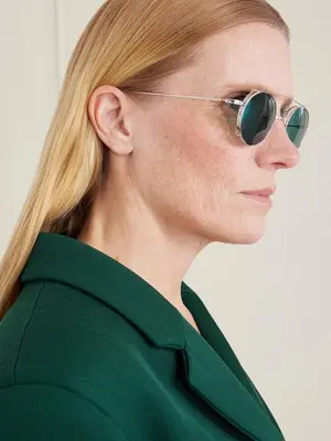 Barton Perreira Imagine Round-frame Sunglasses